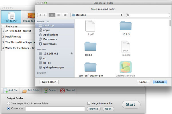 Step 3 Start To Save Image Into PDF On Mac