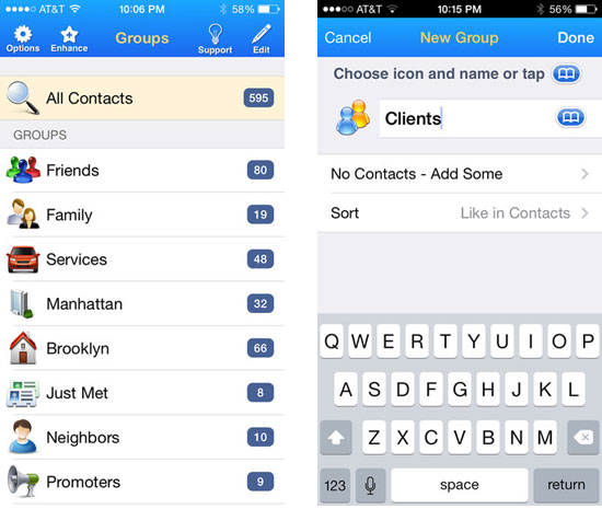 How to Group Contacts on iPhone
